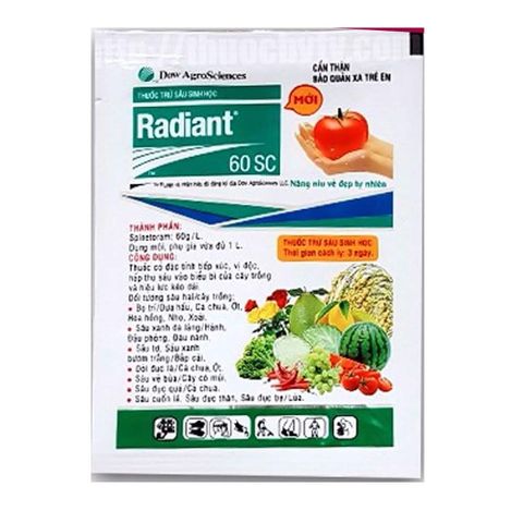 THUỐC TRỪ SÂU - BỌ TRĨ RADIANT 60 SC