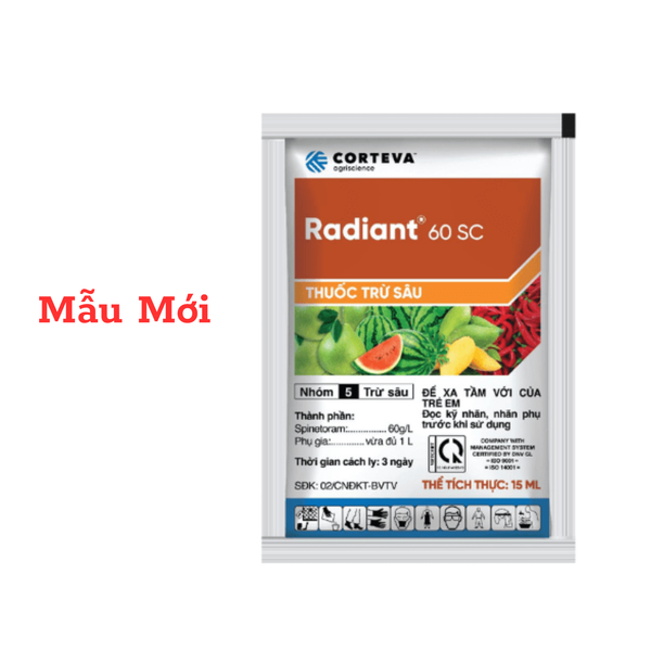THUỐC TRỪ SÂU - BỌ TRĨ RADIANT 60 SC
