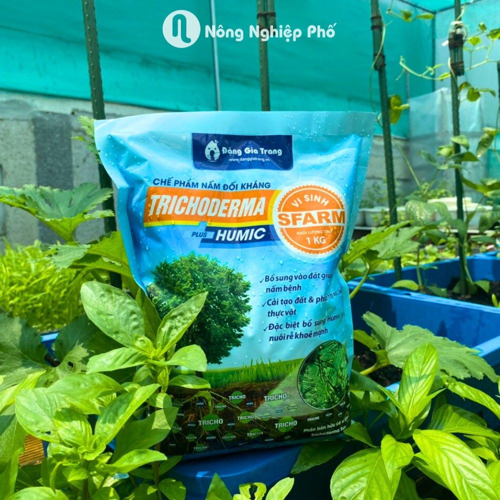 Chế phẩm Trichoderma Plus SFARM (1kg) – Nấm đối kháng, cải tạo đất