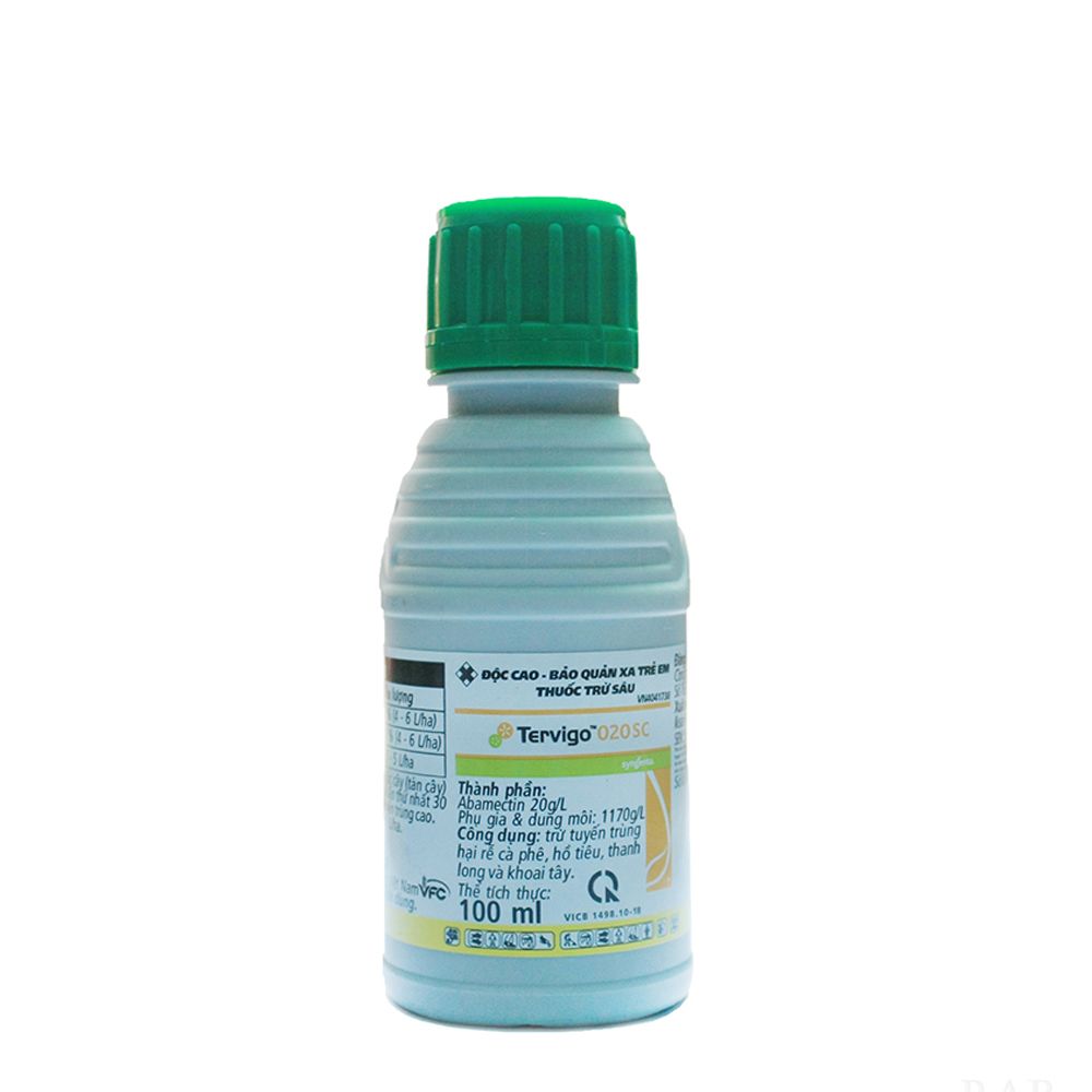 Tervigo 020SC (100ml) - Phòng ngừa tuyến trùng, ngăn thối rễ