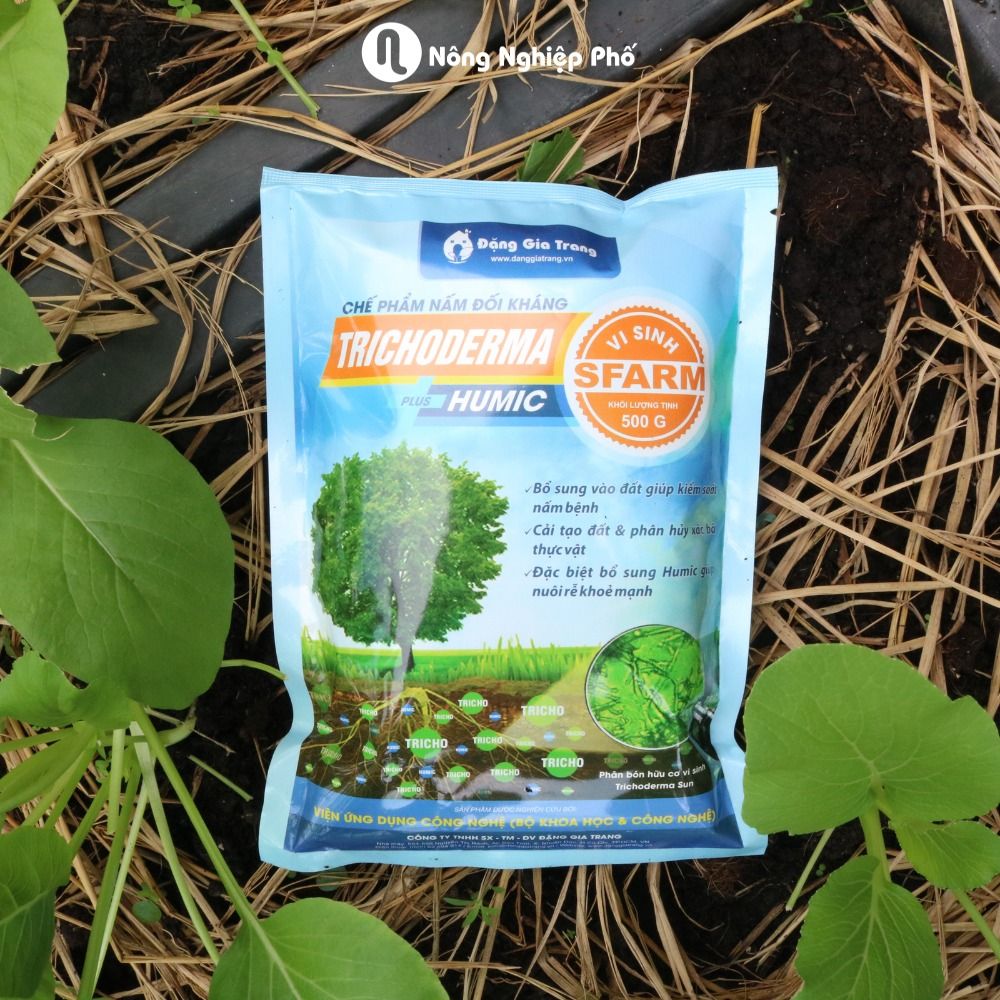 Trichoderma Plus SFARM (500gr) – Nấm đối kháng, cải tạo đất hiệu quả