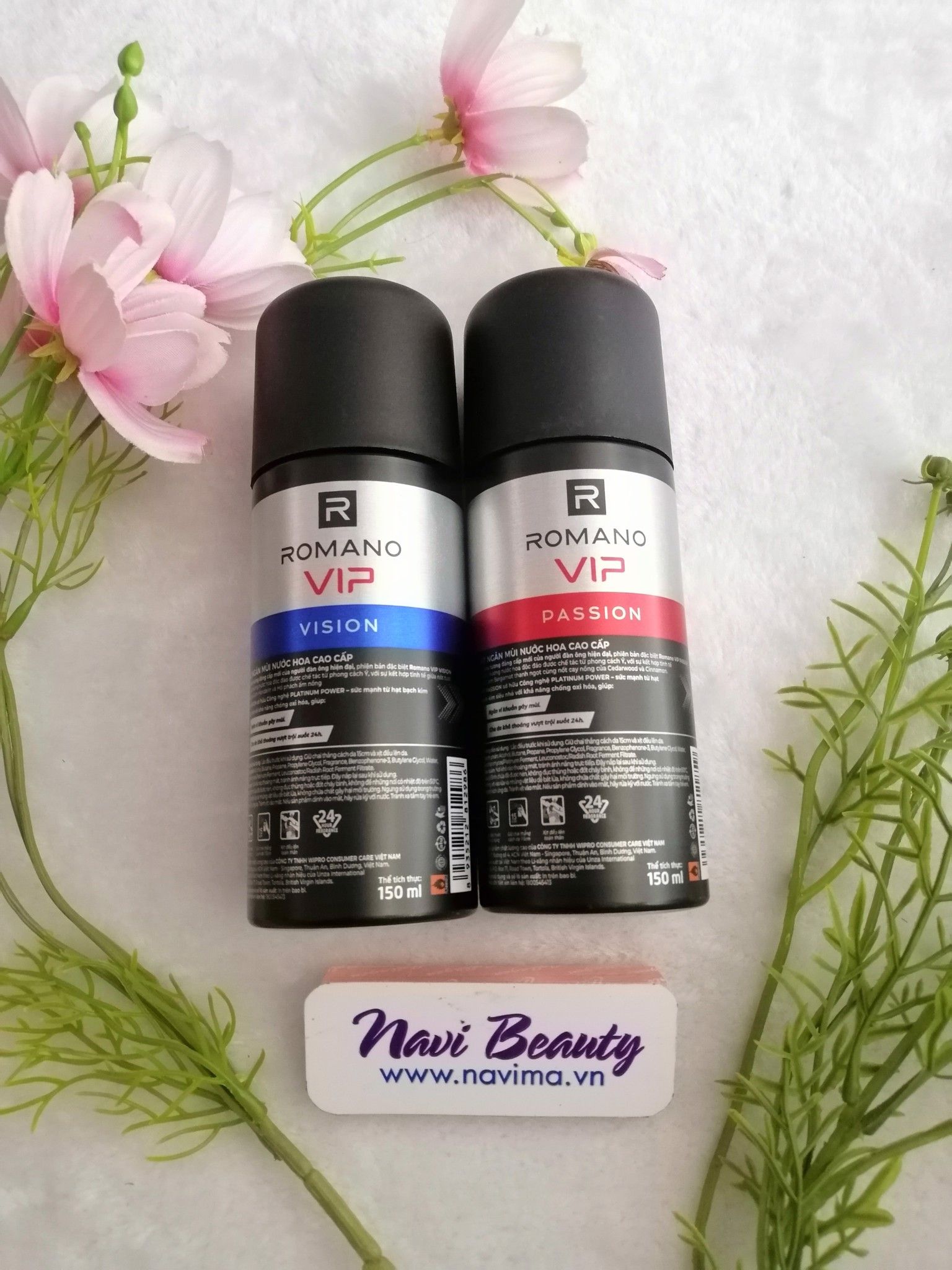 Nước hoa toàn thân Romano Vision / Passion Vip150ml – Navima.vn