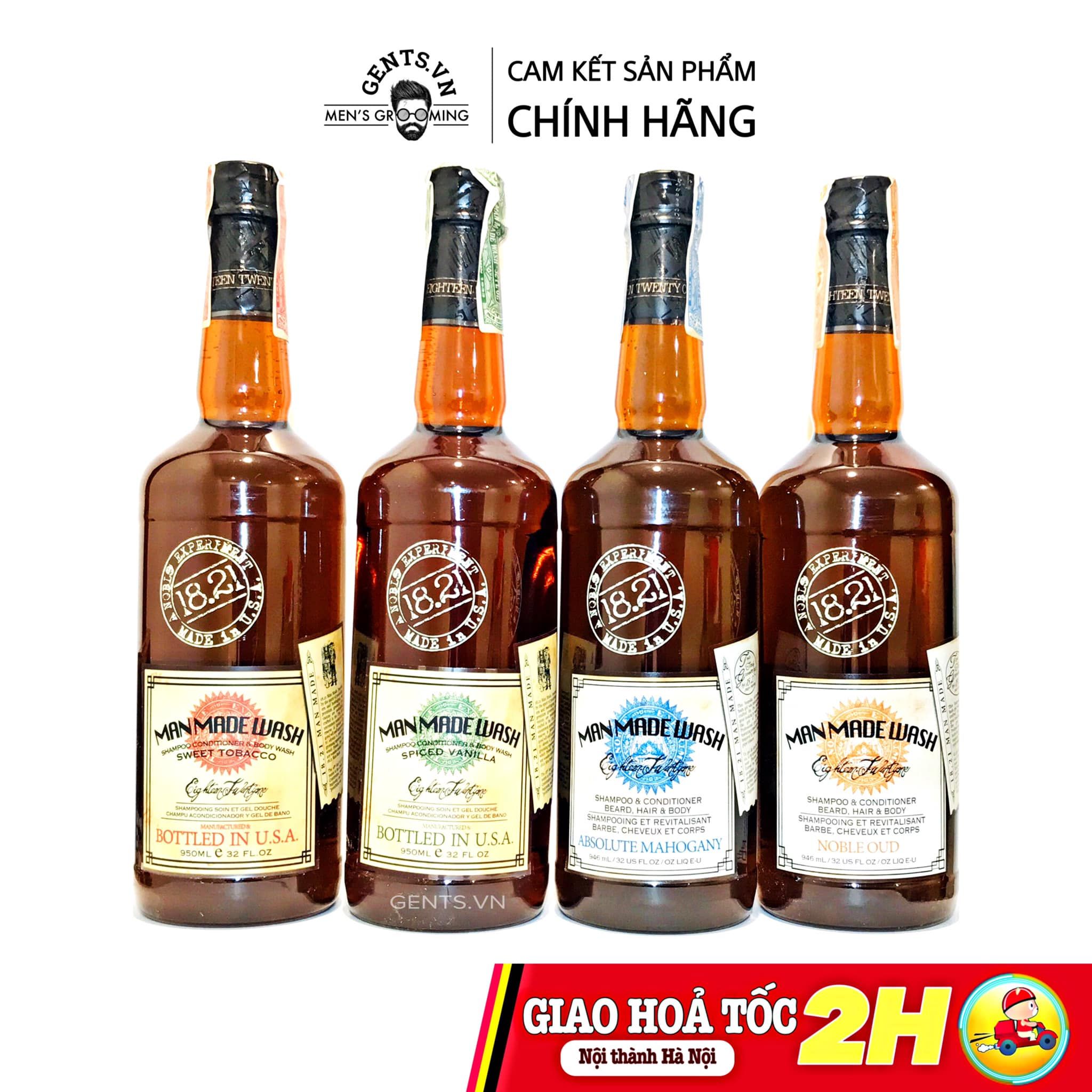 Noble Oud | 18.21 Man Made Wash 950ml – Gents.vn | Mỹ phẩm dành cho ...