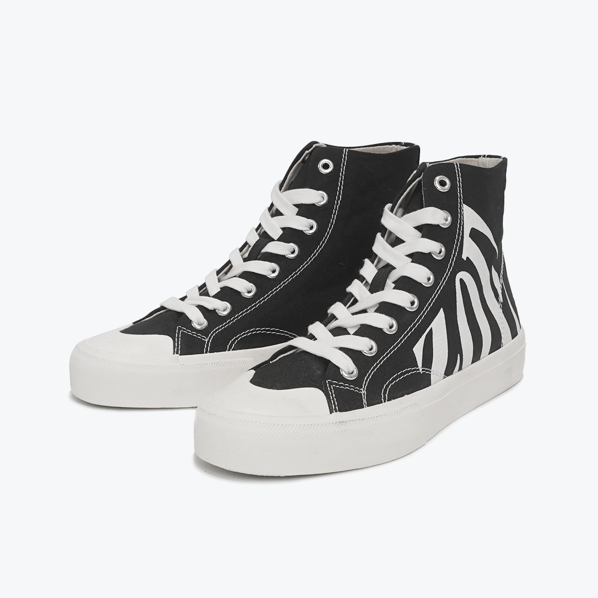 Giày Cao Cổ Màu Đen Zoe (Zebra High Đen - HT002) | Zoe Official – ZOE®