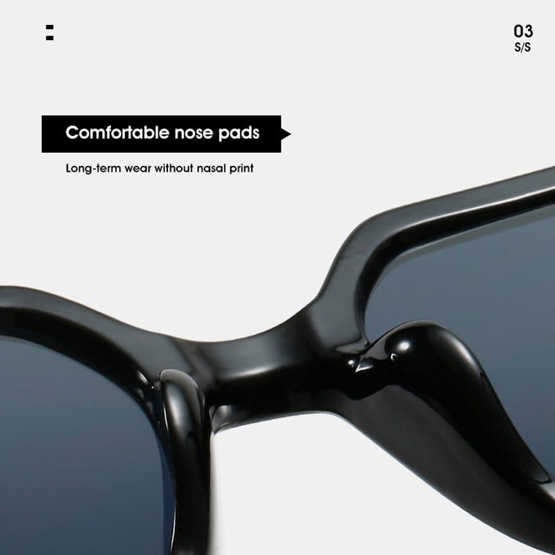 Mắt kính mát nam nữ vuông gọng kính nhựa UV400 Jaliver Young SP - 2168 ...