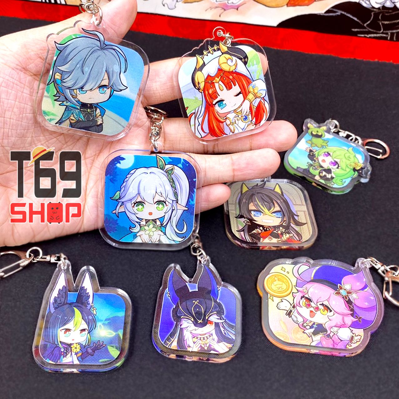 Móc khóa mica game Genshin Impact - Sumeru Sticker ver – T69 Shop