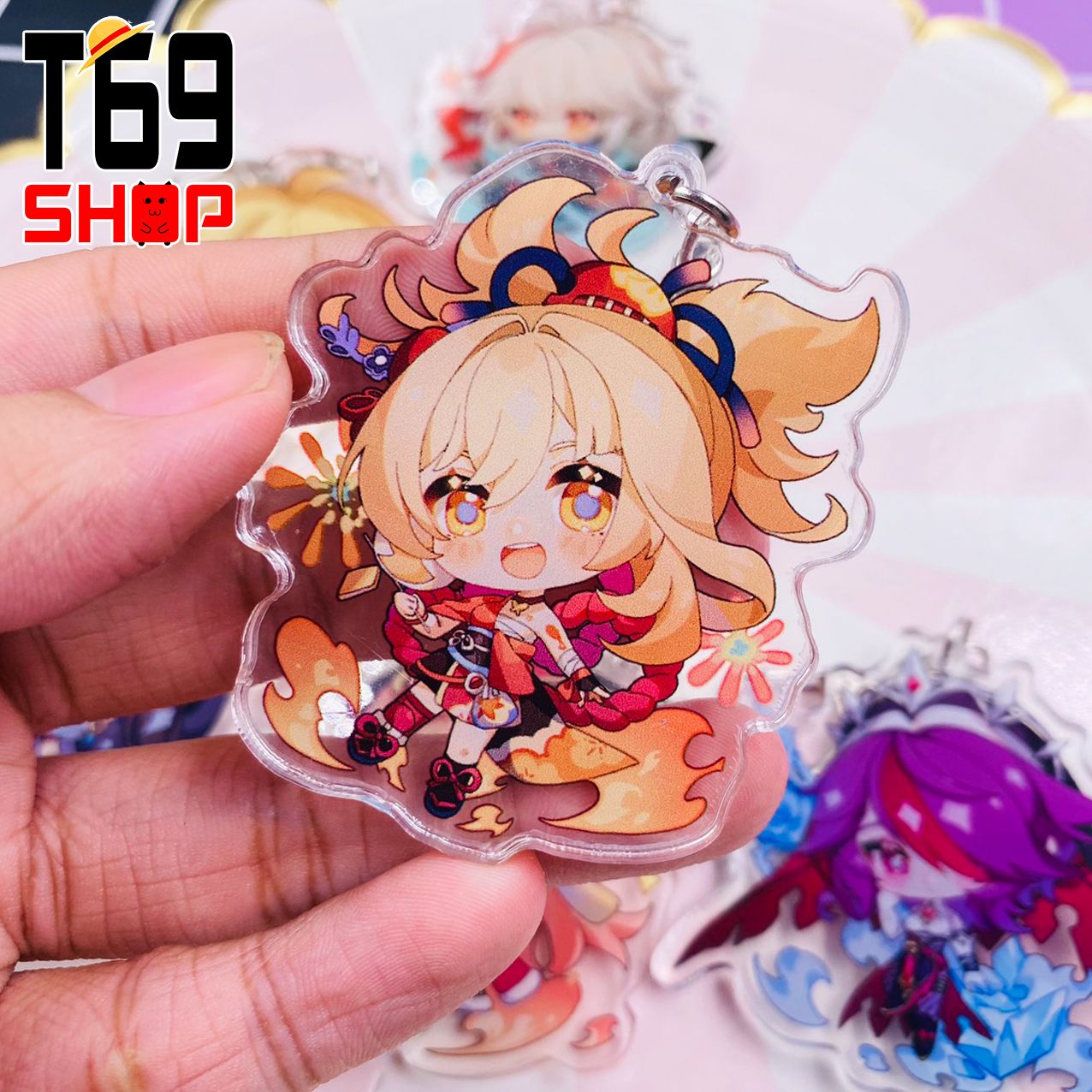 Móc khóa mica game Genshin Impact - Nhóm 5 sao – T69 Shop