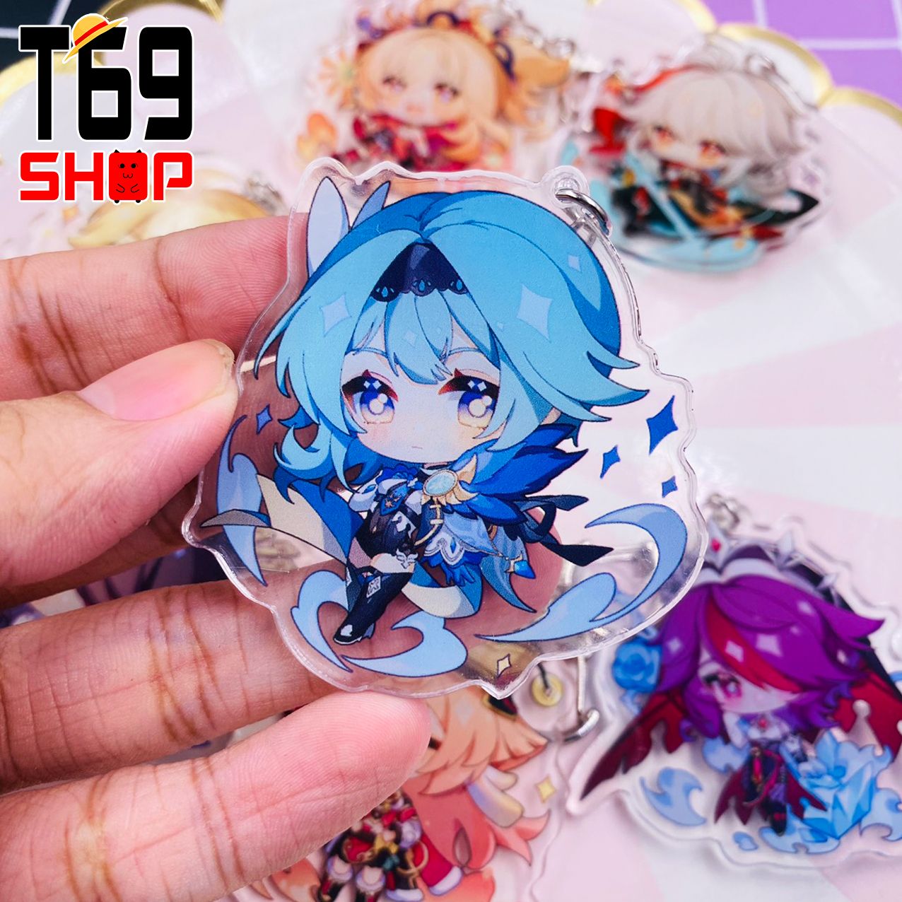 Móc khóa mica game Genshin Impact - Nhóm 5 sao – T69 Shop