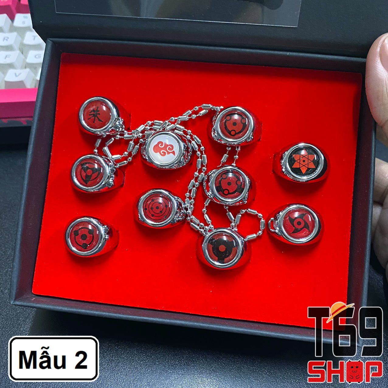Bộ nhẫn Akatsuki - anime Naruto – T69 Shop