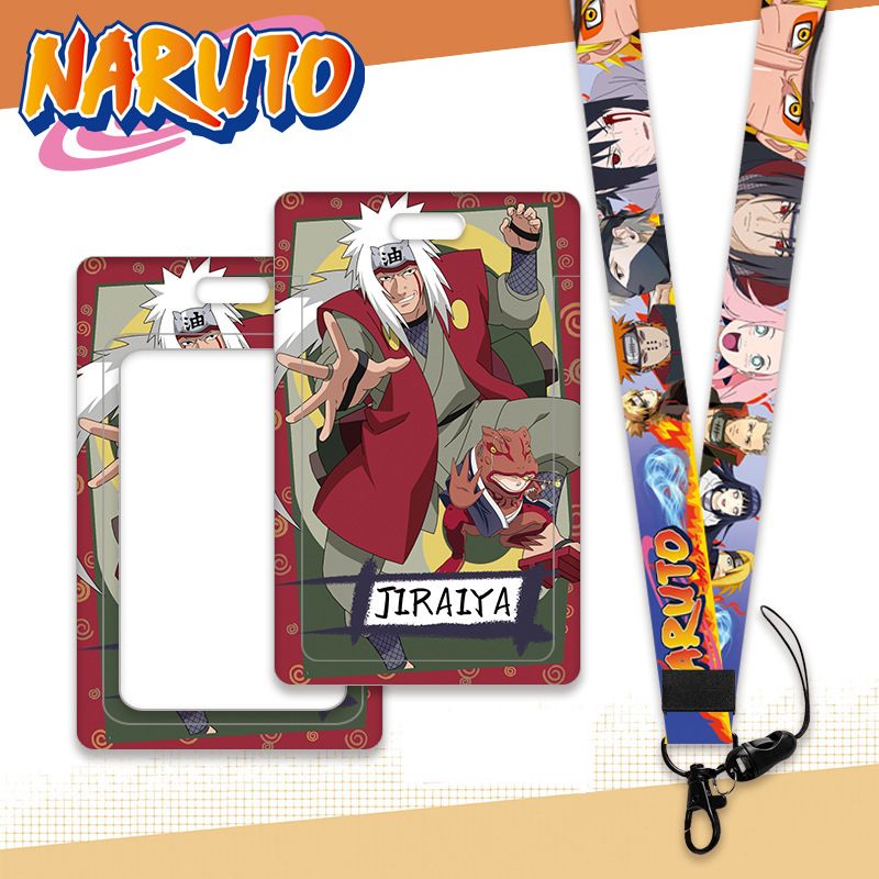 Dây đeo thẻ tên/móc khóa dây strap anime Naruto (Có kèm theo bảng tên ...
