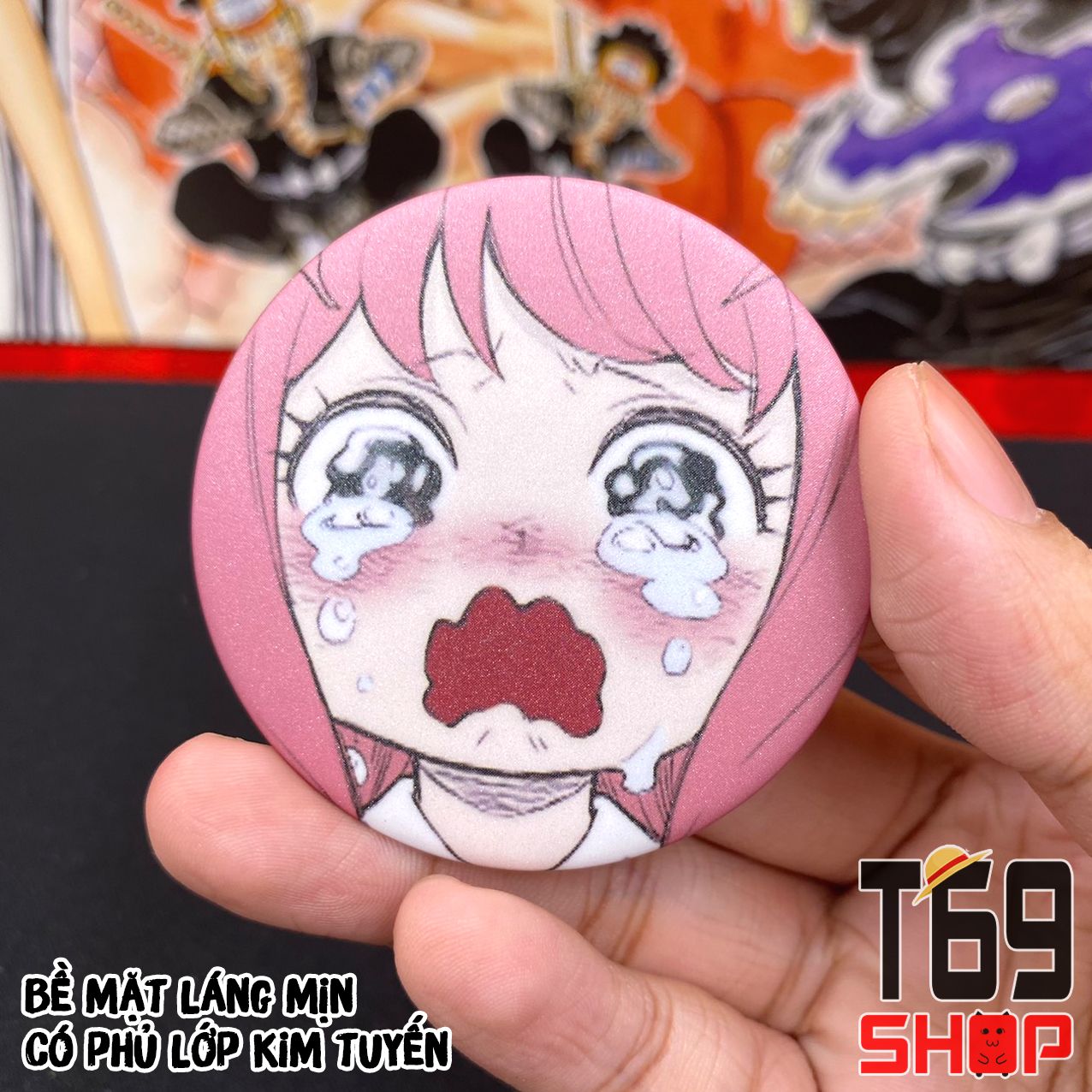 Huy hiệu Anya Meme Face - anime Spy x Family (Size 5.8cm) – T69 Shop