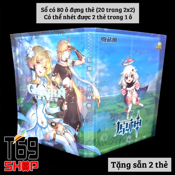 Binder bìa cứng đựng card, album đựng thẻ nhân phẩm anime – T69 Shop