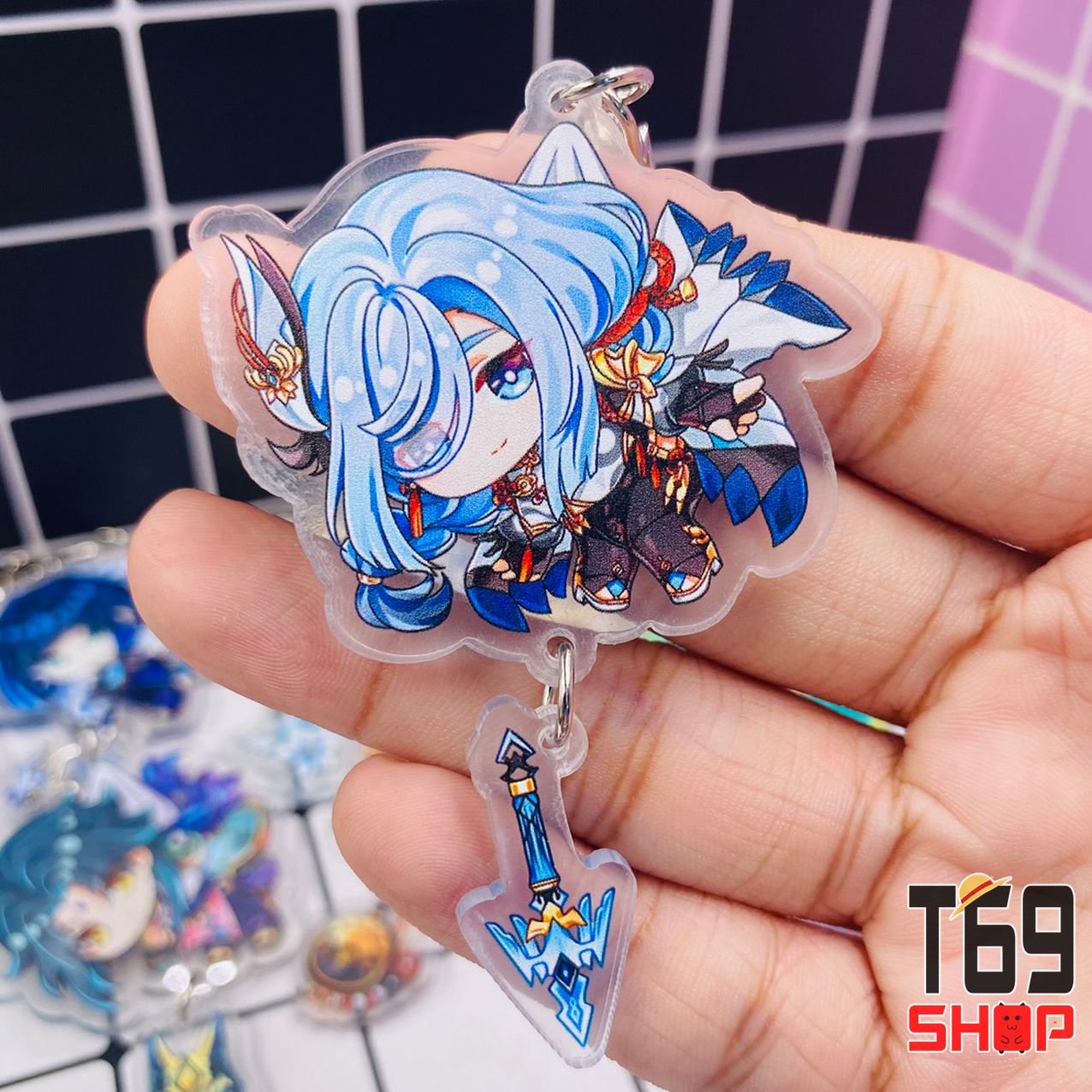 Móc khóa mica game Genshin Impact - Nhóm 11 – T69 Shop