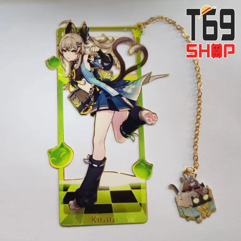 Bookmark kim loại game Genshin Impact dùng để đánh dấu trang – T69 Shop