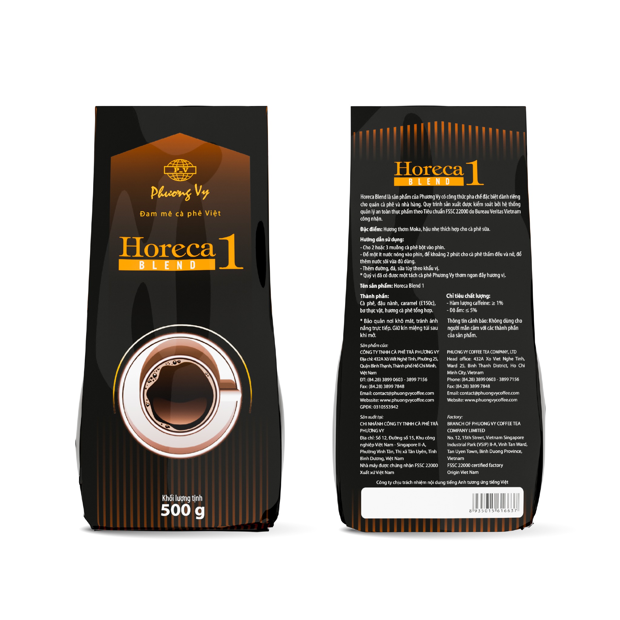 Cà Phê Horeca Blend Số 1 500g - Phương Vy Coffee