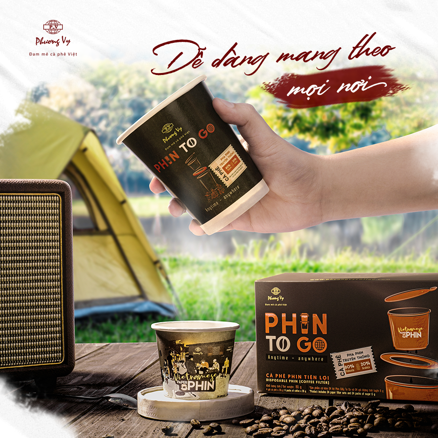 Cà phê tiện lợi Phin To Go - Ngon Như Pha Phin - Phương Vy Coffee