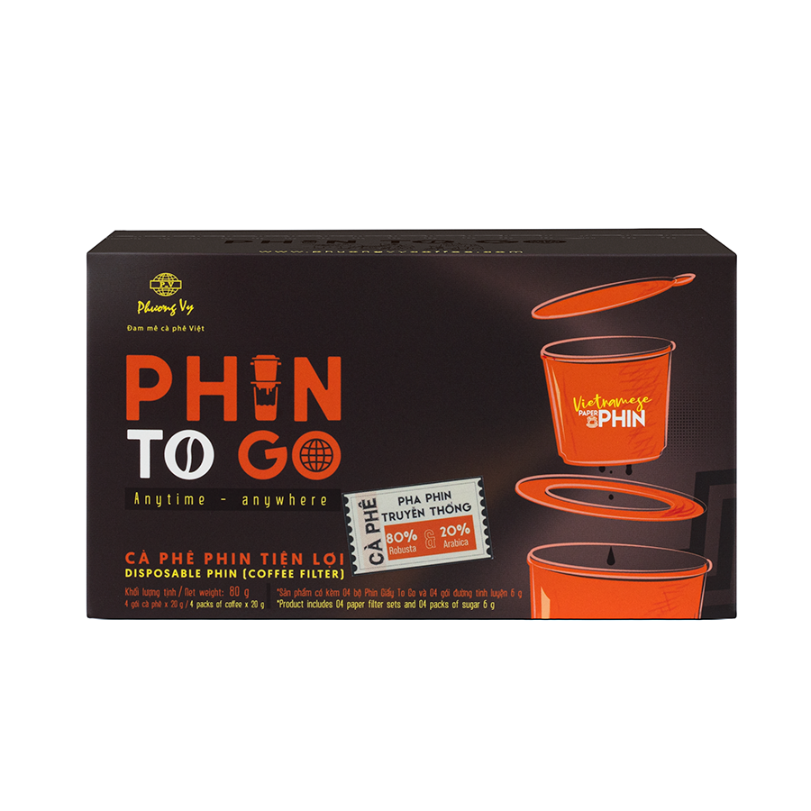 Cà phê tiện lợi Phin To Go - Ngon Như Pha Phin - Phương Vy Coffee
