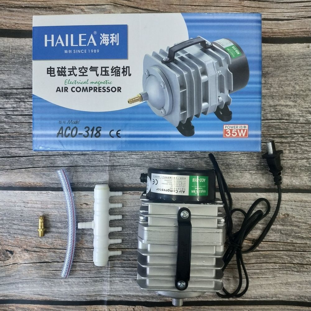 Máy sủi HAILEA - ACO 318(35W)/ Sủi oxi bể cá cảnh/ cá rồng/ cá đĩa/cá ...