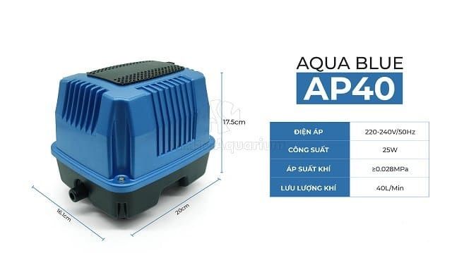 Aqua Blue AP-40/ Máy sủi khí – CÔNG TY CỔ PHẦN DỊCH VỤ TỔNG HỢP ÁNH DƯƠNG
