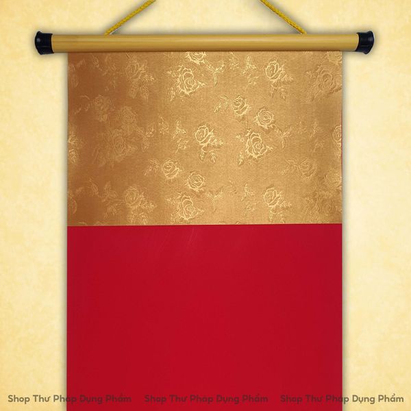 Liễn giấy câu đối đỏ viết thư pháp giấy nhung 26x109cm (1 cặp) – Thư ...