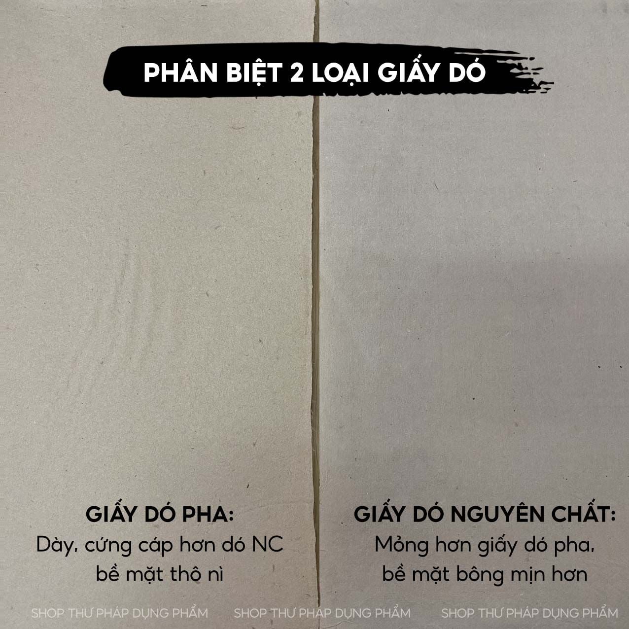 Giấy Dó (Nhiều Cỡ) – Thư Pháp Dụng Phẩm