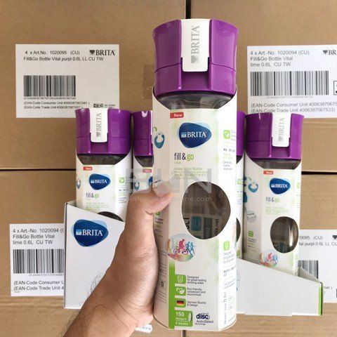 BRITA Vital Purple 600ml (có sẵn 1 đĩa lọc) - Thương hiệu đến từ Đức ...