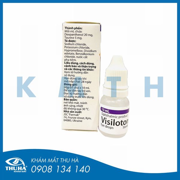 Nhỏ mắt VISILOTON - Farmak ( Ukraine ) – Khám Mắt Thu Hà - 134 Bà Triệu ...