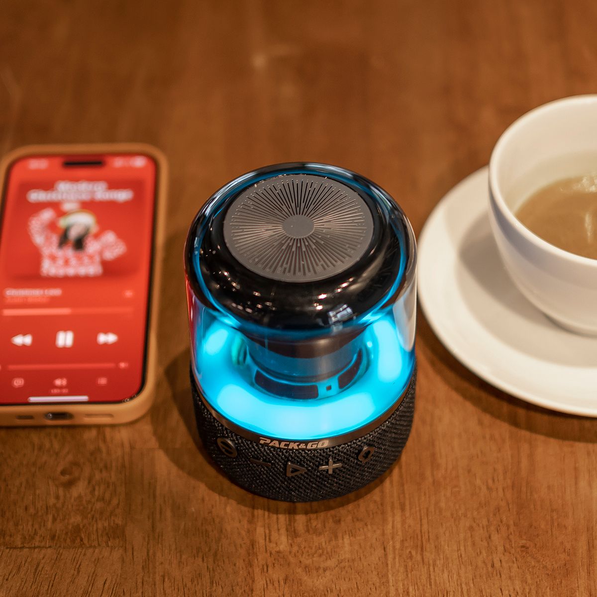 Loa Bluetooth PACK&GO LBS-02 Đèn LED 7 Màu, Âm Bass Mạnh, Giá Rẻ – Phụ ...