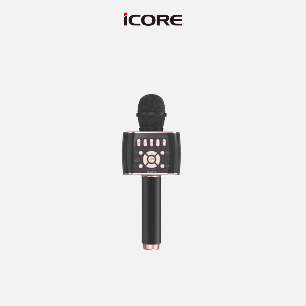 Micro Karaoke Bluetooth iCore M99-PRO – Loa Kép, Bass Mạnh – Phụ Kiện ...