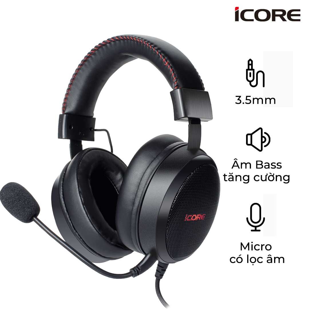 Tai Nghe Gaming iCore G11 Chính Hãng – LED Đổi Màu,Tai Nghe Gaming ...