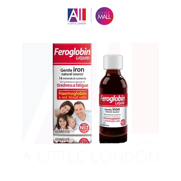 [THANH LÝ] Siro bổ máu bổ sung sắt Vitamin tổng hợp Vitabiotics Ferogl