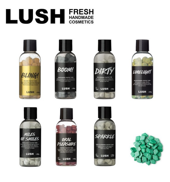 Viên đánh răng Lush Toothy Tabs (Bill Anh) - Limelight