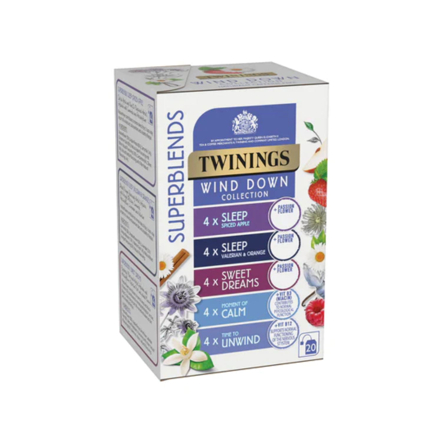 Trà Twinings Superblends Twinings Wind Down Collection 20 gói (Bill An