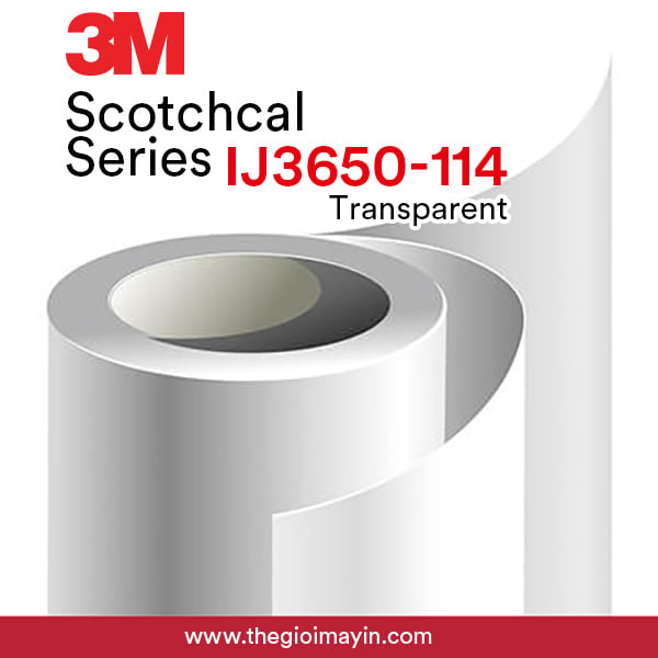Decal 3M trong suốt IJ3650-114 – Công ty SBC (Sao Băng)