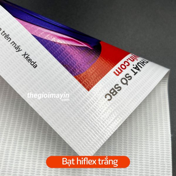 Bạt hiflex trắng | Vật Tư Quảng Cáo – Công ty SBC (Sao Băng)