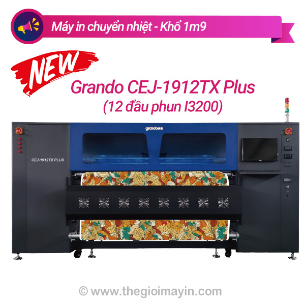 Máy in chuyển nhiệt 1m9 Grando CEJ-1912TX Plus – Công ty SBC (Sao Băng)
