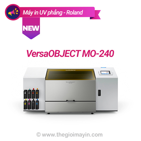 Máy in UV phẳng Roland VersaOBJECT MO-240 – Công ty SBC (Sao Băng)