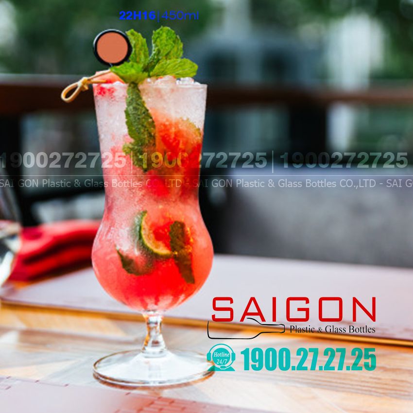 Ly Thủy Tinh Ocean Cuba Hurricane 450ml – ly Thủy Tinh Nhập Khẩu
