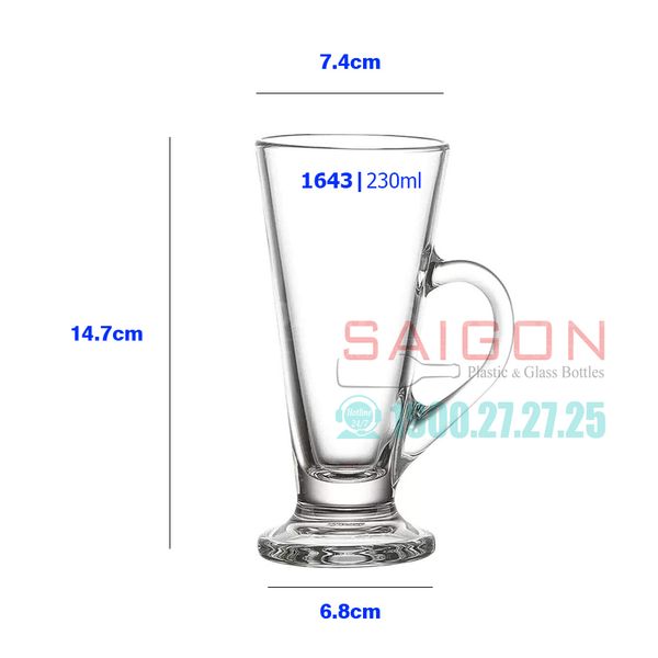 Ly Kenya Irish Coffee 230ml – ly Thủy Tinh Nhập Khẩu