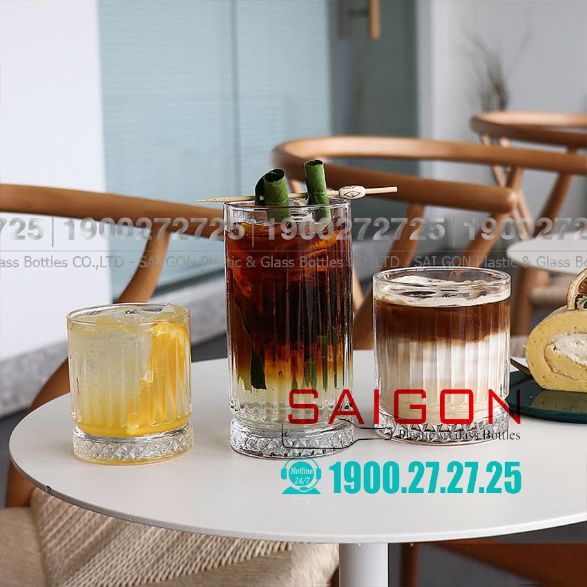 Ly Thủy Tinh Hongli Elysia Rock Glass 225ml | HONGLI 6408J , Thủy Tinh ...