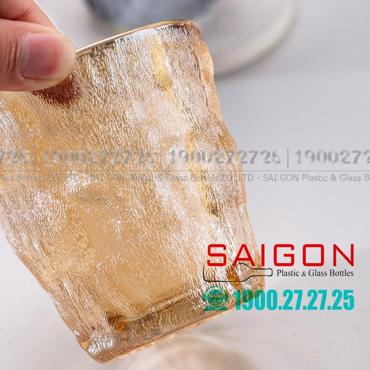 Ly Thủy Tinh Deli Soda Lime Amber Rock Glass 260ml | DELI KB047-1HA ...