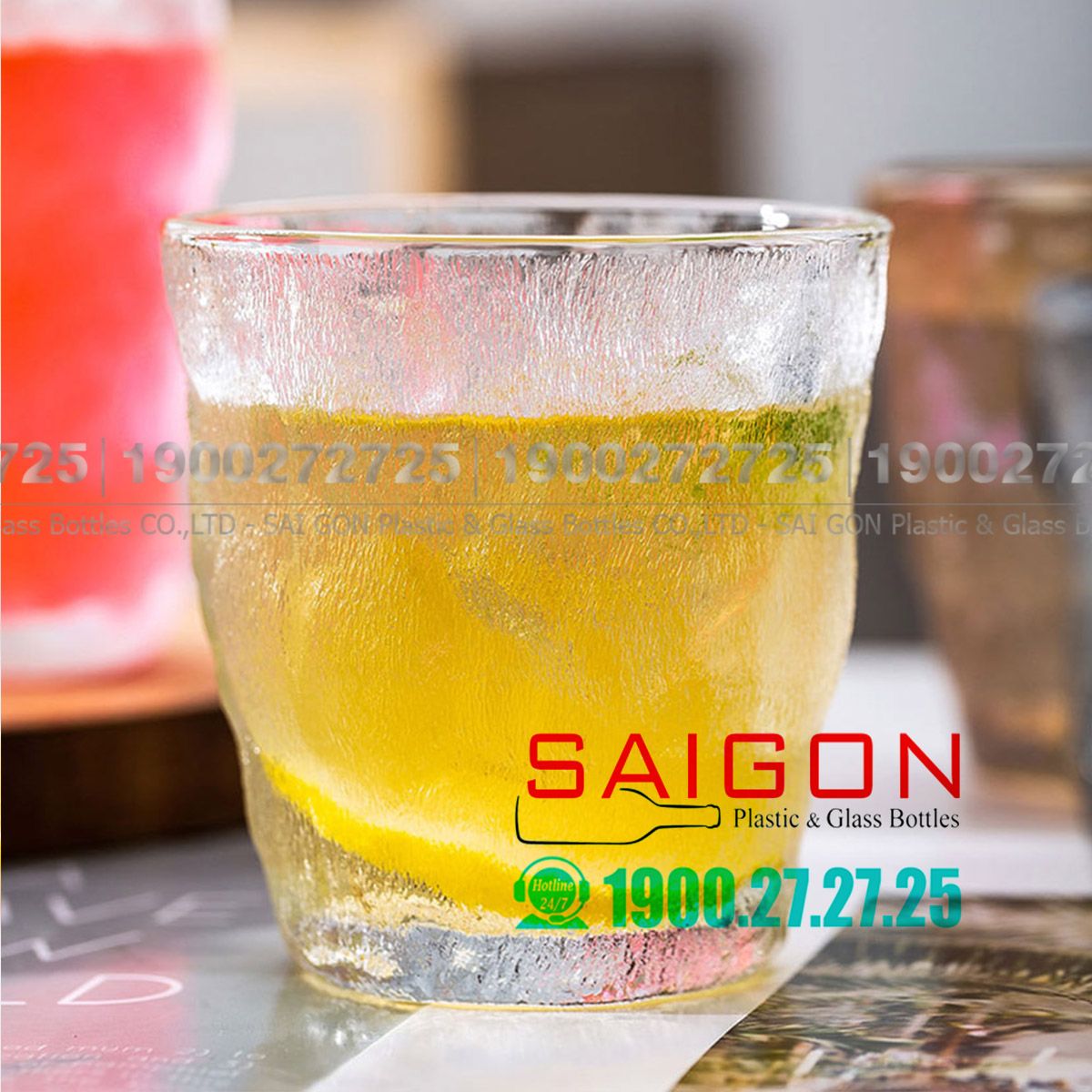 Ly Thủy Tinh Deli Soda Lime Rock Glass 260ml | DELI KB047-1, Thủy Tinh ...