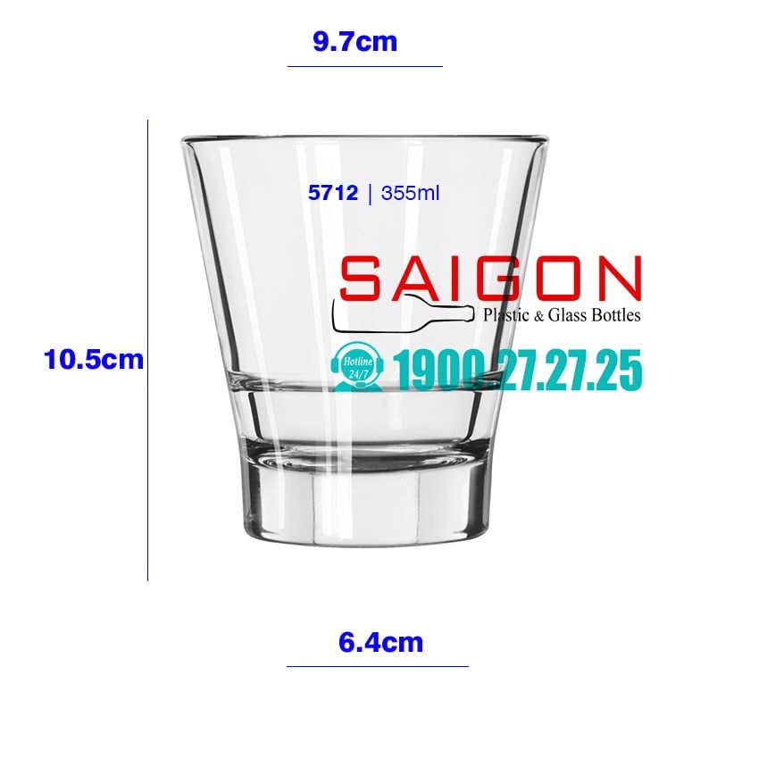 Ly Thủy Tinh Libbey Endeavor Double Old Fashioned (DuraTuff) | 15712 – ly Thủy Tinh Nhập Khẩu