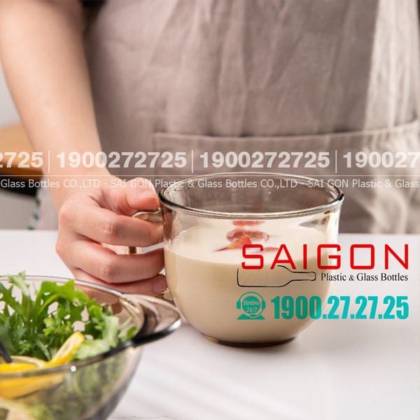 Ly Thủy Tinh Deli Cup Mug Amber Glass 440ml | Deli ZB322S , Thủy Tinh ...