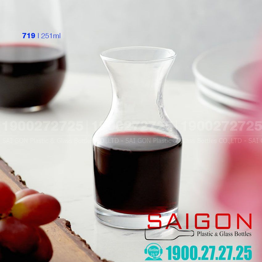 Bình Rót Thủy Tinh Libbey Decanter 251ml | LIBBEY 719 – ly Thủy Tinh ...