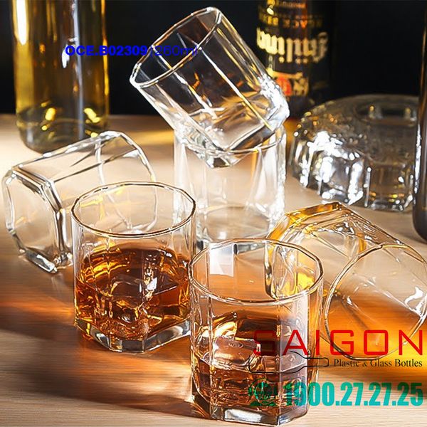 Ly Thủy Tinh Ocean Pyramid Rock 260ml | Ocean B02309 – ly Thủy Tinh ...