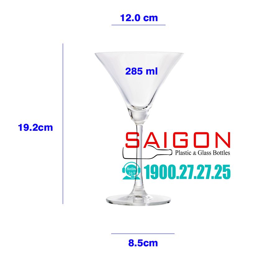 Ly Thủy Tinh Ocean Madison Cocktail 285ml – ly Thủy Tinh Nhập Khẩu