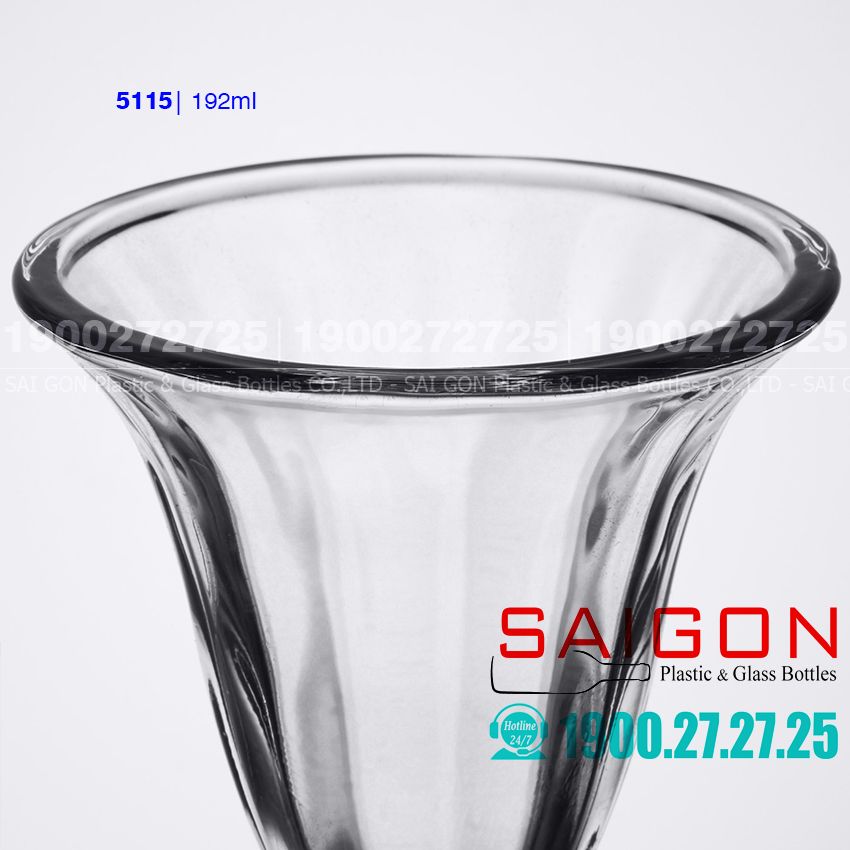 Ly thủy tinh Libbey Fountainware Tulip Sundae 192ml | LIBBEY 5115 – ly Thủy Tinh Nhập Khẩu