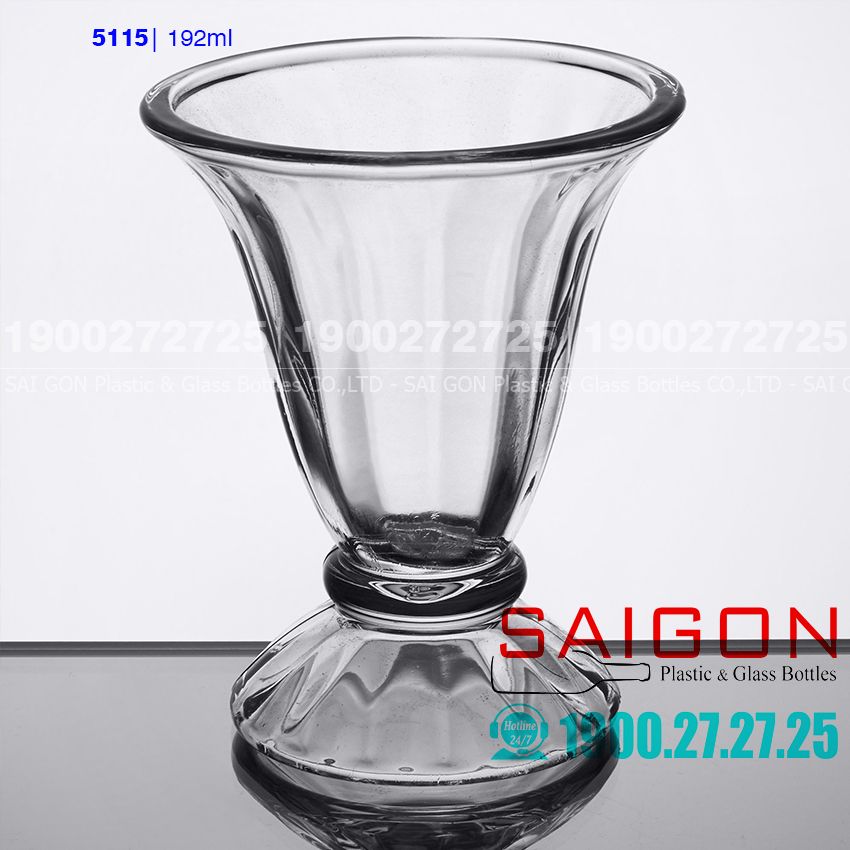 Ly thủy tinh Libbey Fountainware Tulip Sundae 192ml | LIBBEY 5115 – ly Thủy Tinh Nhập Khẩu