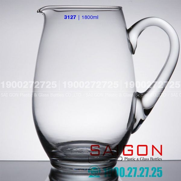 Bình Nước Thủy Tinh Libbey Mario Pitcher 1800ml | LIB.1783127 – ly Thủy ...